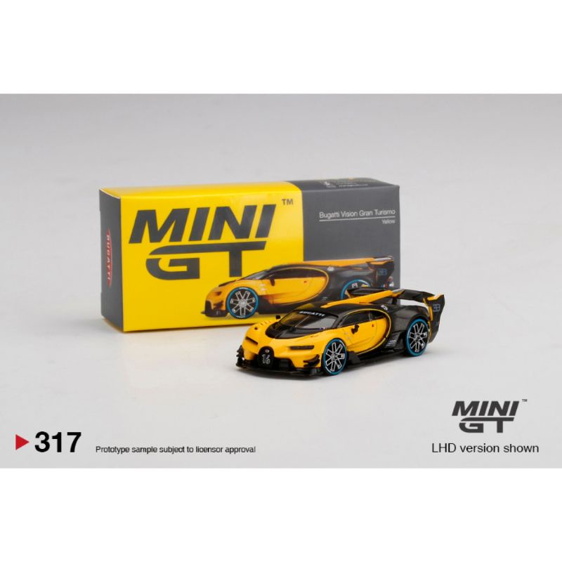 Jual Mini GT Bugatti Vision Gran Turismo yellow | Shopee Indonesia