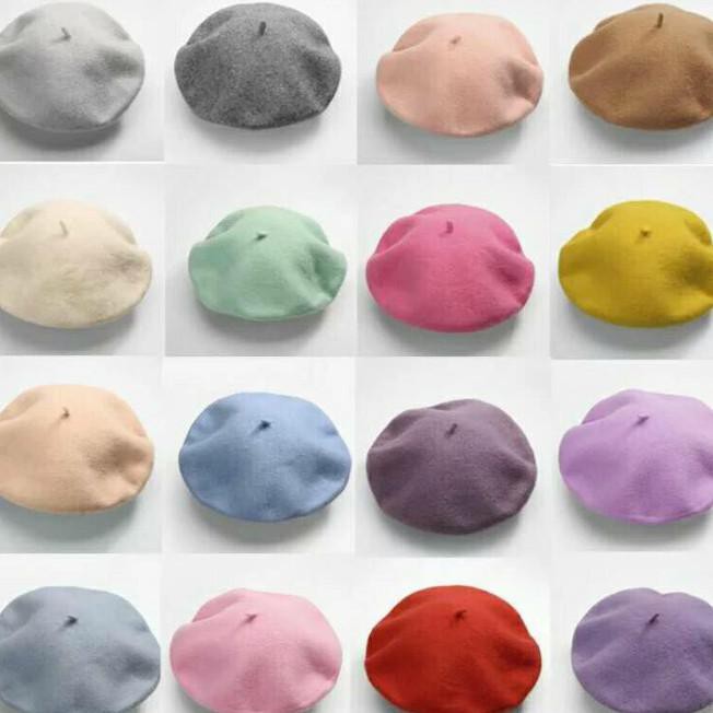Jual BARET / BERET / TOPI (PER PC) PART 1 PAINTER HAT KOREA - BLACK ...