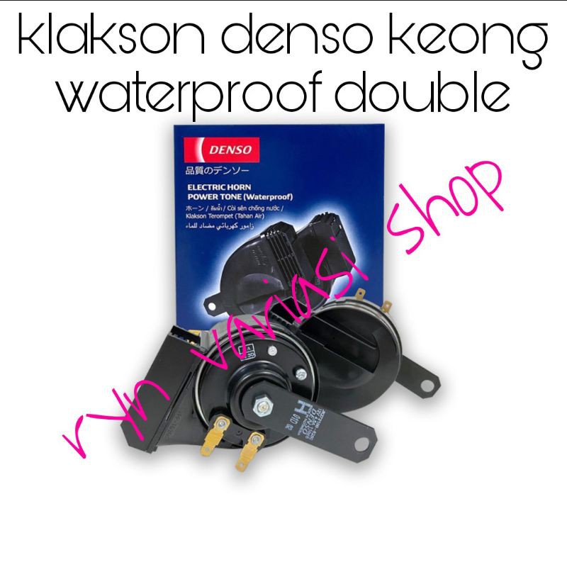 Jual Klakson Keong Denso double waterproof JK272000-3390 12V tahan air ...