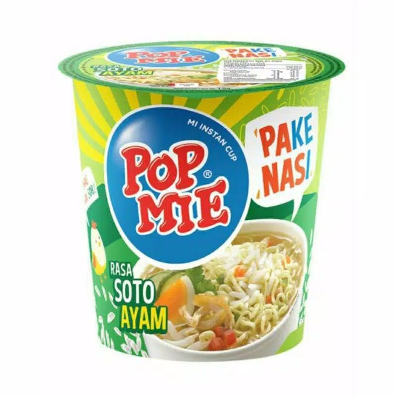 Jual Pop Mie Rasa Soto Ayam Pakai Nasi | Shopee Indonesia