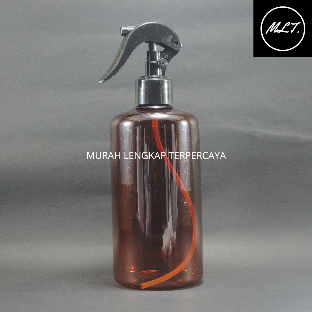Jual BOTOL AMBER 500ML SPRAY TRIGGER COKLAT | Shopee Indonesia