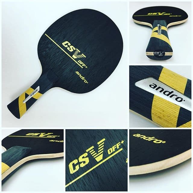 Jual Kayu Bat Tenis Meja Pingpong Andro CSV Off+ 5plywood FL | Shopee Indonesia