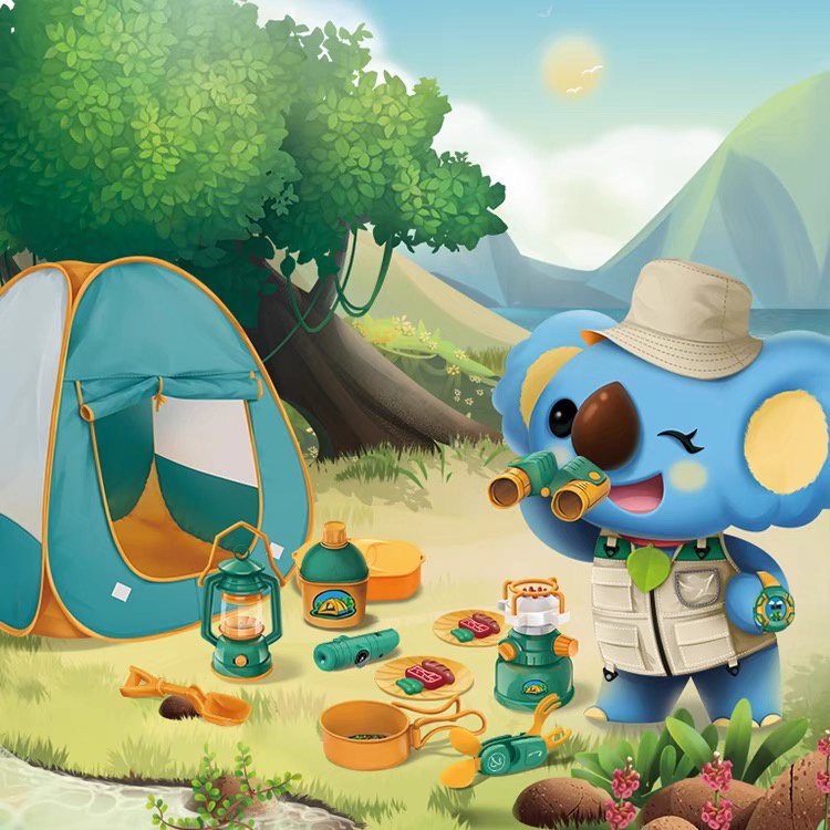 Jual Koala Diary Camp Set Camping Explorer set anak mainan edukasi ...