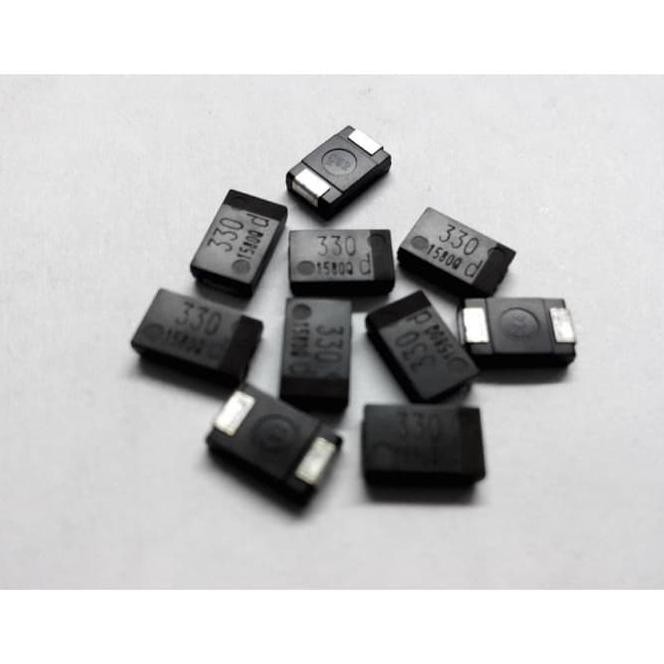 Jual KYM8 CAPACITOR TANTALUM 330UF SMD PENGGANTI NEC TOKIN 0E907 ...