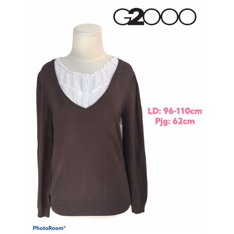 Jual (G2000) Switer Kemeja Branded | Shopee Indonesia