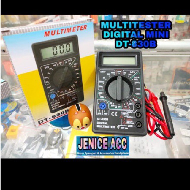 Jual MULTITESTER DT-830 DIGITAL MINI/MULTITESTER AVOMETER DIGITAL DT830 ...