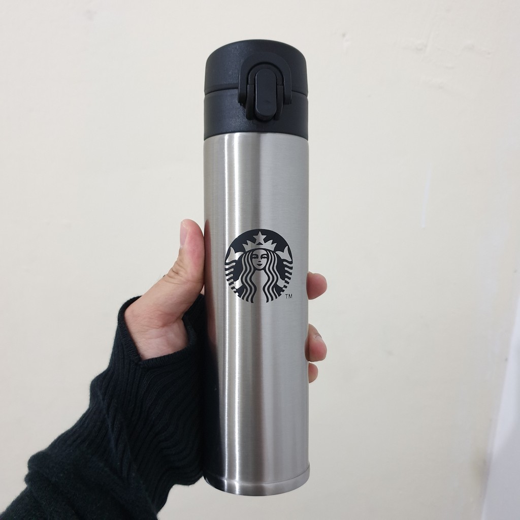 Jual Termos Starbucks Stainless Steel 380ml / Thumbler Starbucks 380ml ...