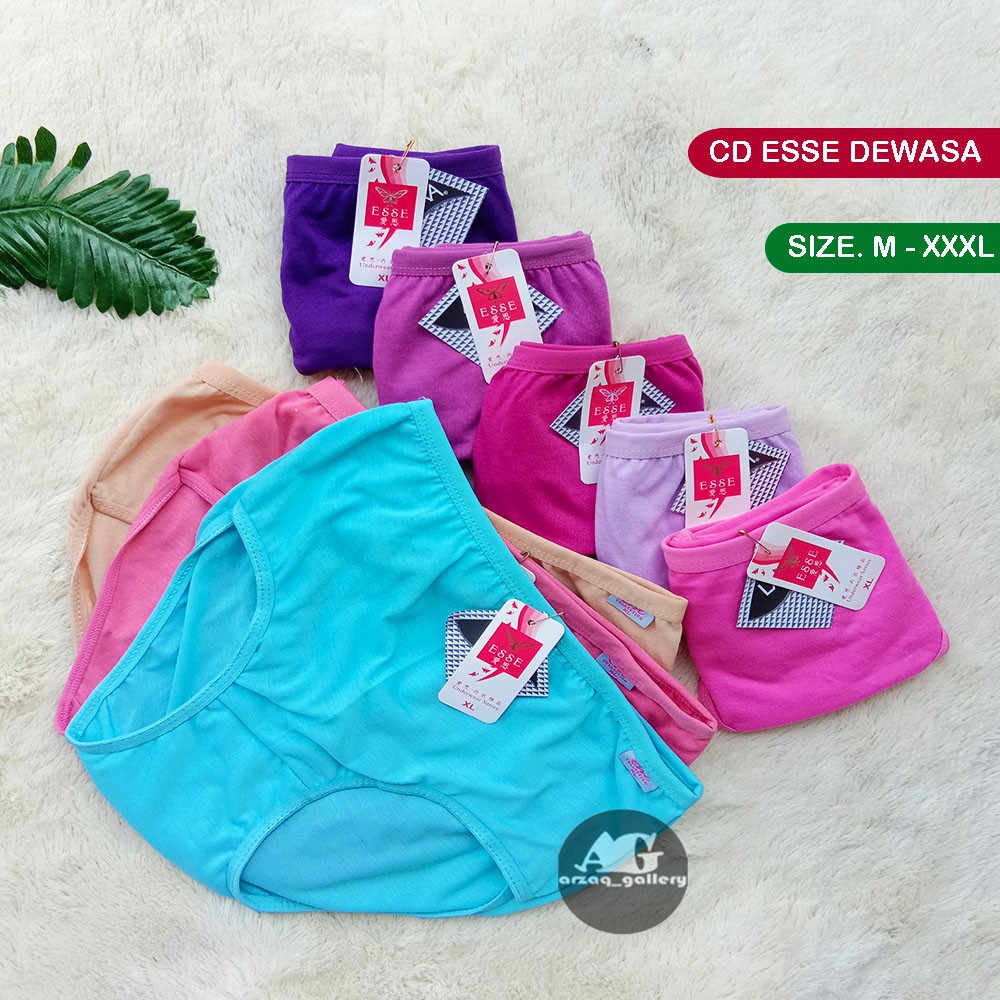 Jual [ 12 pc ] CD ESSE / Navacita Dewasa | Celana Dalam Wanita Dewasa Berkualitas | Shopee Indonesia