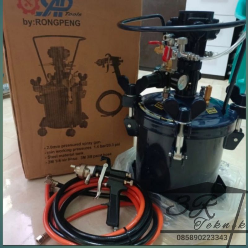 Jual Paint POT Alat Pengaduk Cat / Paint Prayer Tank / Kapasitas 10 ...