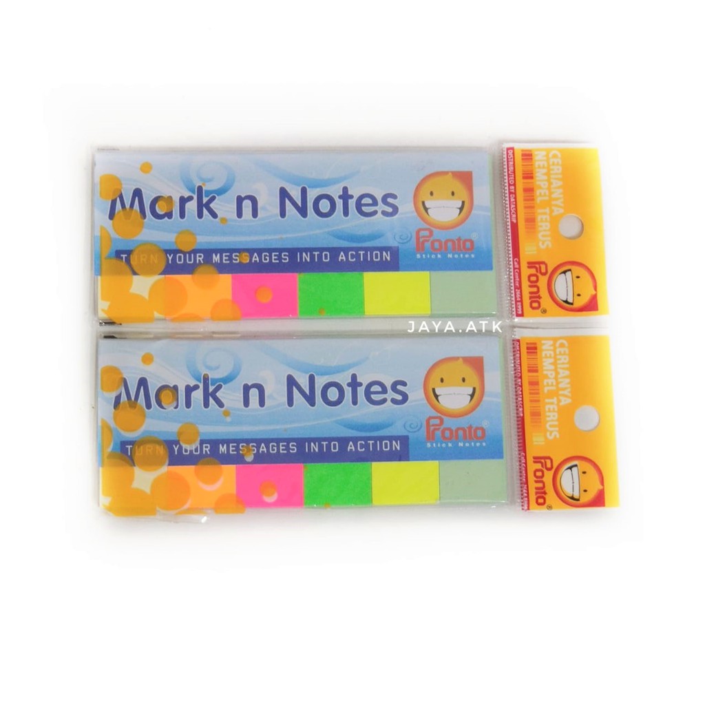 Jual STICKY NOTES KERTAS INDEX PEMBATAS BUKU MARK & NOTES PRONTO MEMO ...