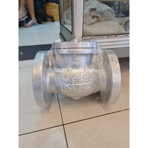 Jual Swing Check Valve / Klep Tabok Cast Iron Flange jis 10k 2 1/2" inch DN65 Kitz | Shopee ...