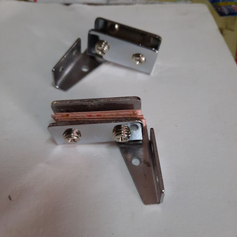 Jual engsel jepit samping lemari pintu kaca pivot hinge glass door ...