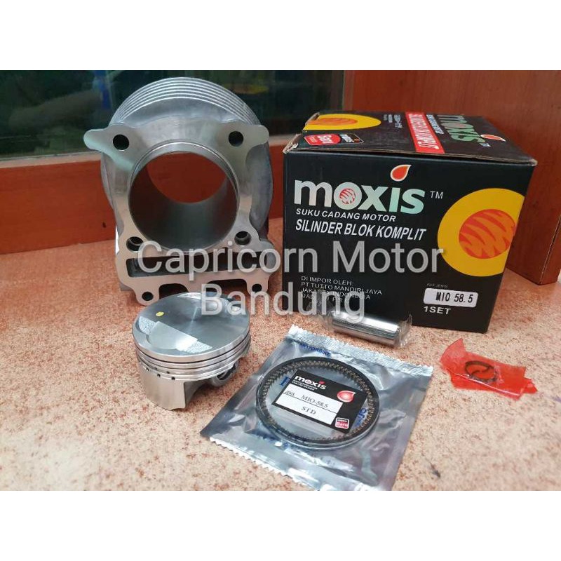 Jual Blok Boring Seher SET MIO 58.5 150 CC 58,5 BORE UP MIO SOUL LAMA SPORTY NEW SMILE MOXIS ...