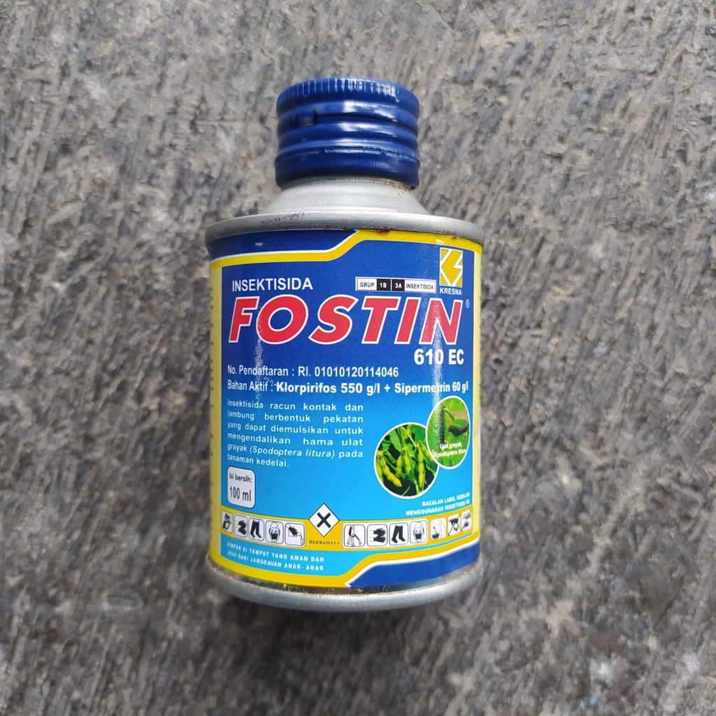 Jual Insektisida Fostin 610 EC Pembasmi Hama Ulat Grayak 100ml | Shopee ...