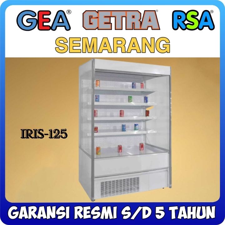 Jual GEA IRIS-125 / IRIS 125 MULTIDECK OPENED CHILLER (SELF CONTAINED ...