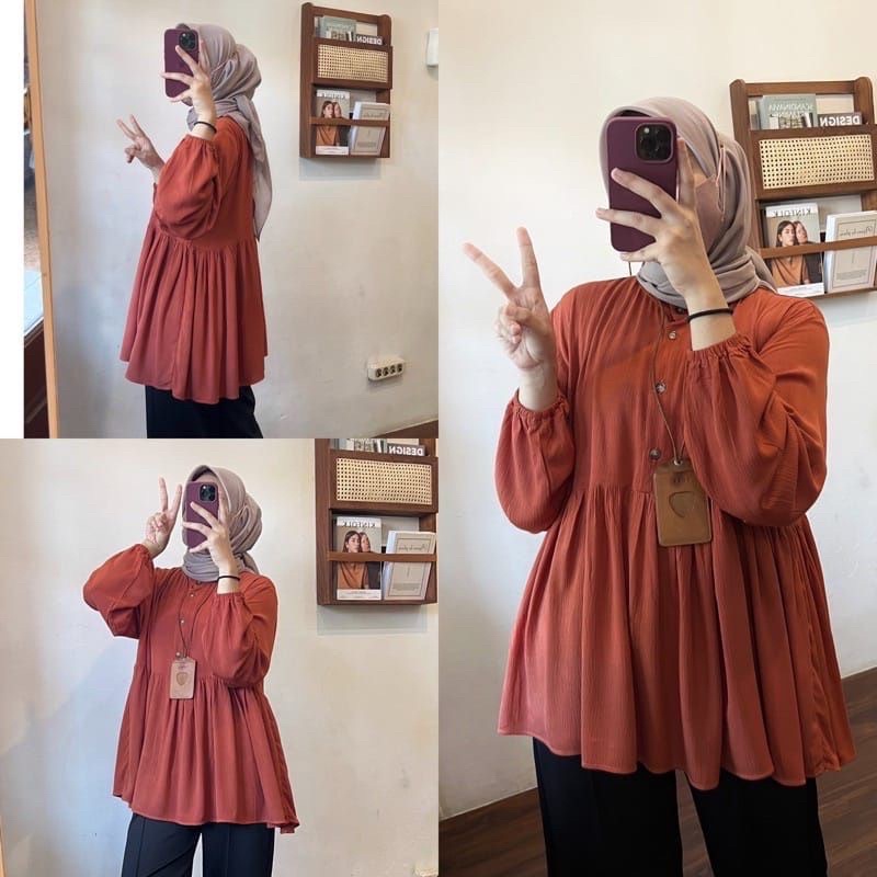 Jual Raisa Blouse BLOUSE KEKINIAN/ATASAN KEKINIAN/ATASAN WANITA/BLOUSE ...