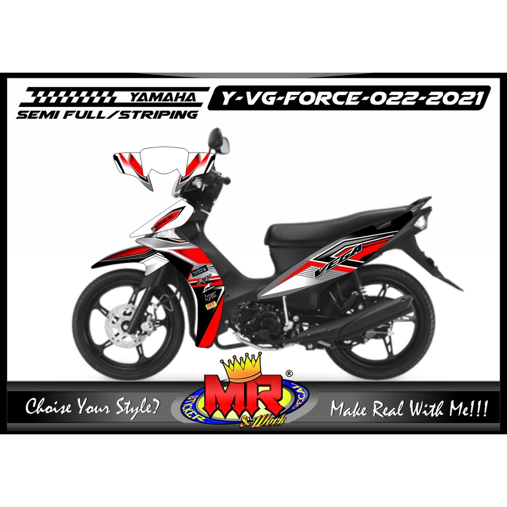 Jual Stiker Decal Motor Yamaha Vega Force SemiFull Decal Racing Elegan ...