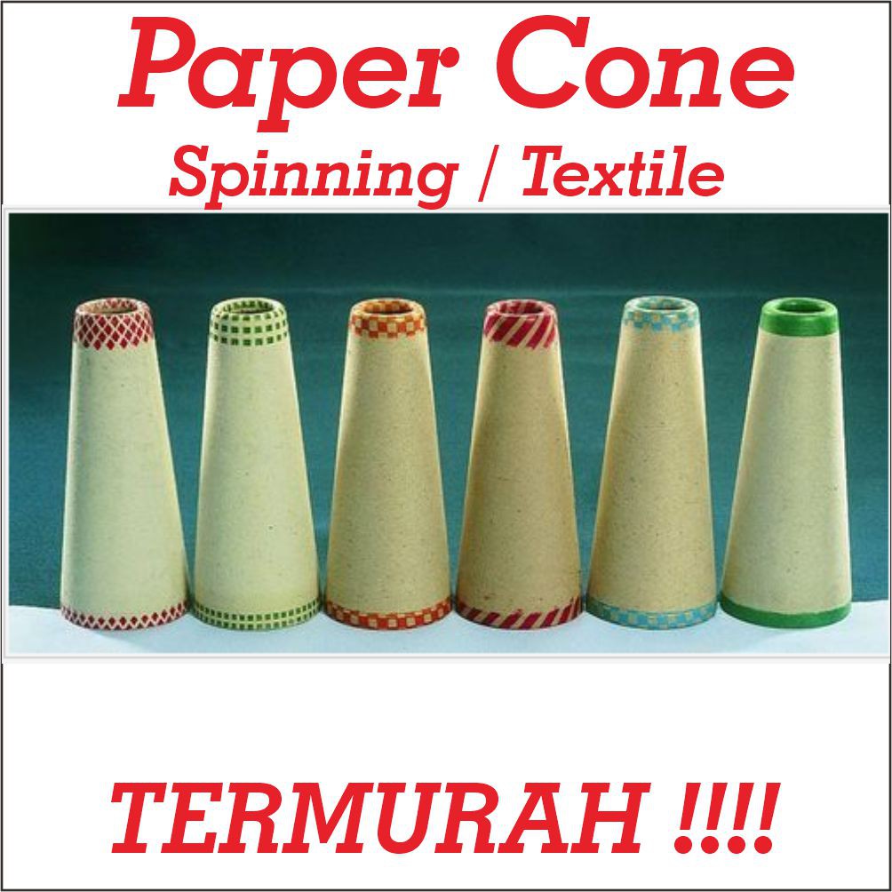 Jual Paper Cone Textile Untuk Benang | Paper Cone Spinning | Yarn Paper Cone | Shopee Indonesia
