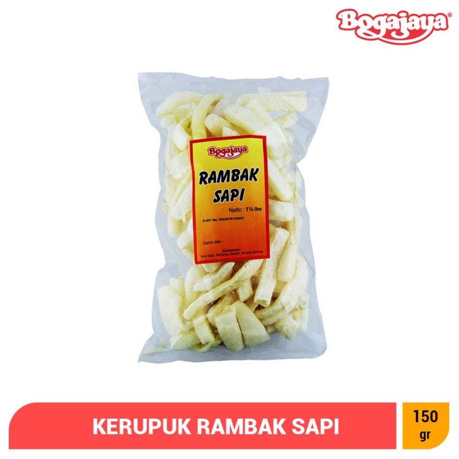 Jual KERUPUK RAMBAK SAPI MATANG KHAS SURABAYA GURIH 150 GRAM (B ...