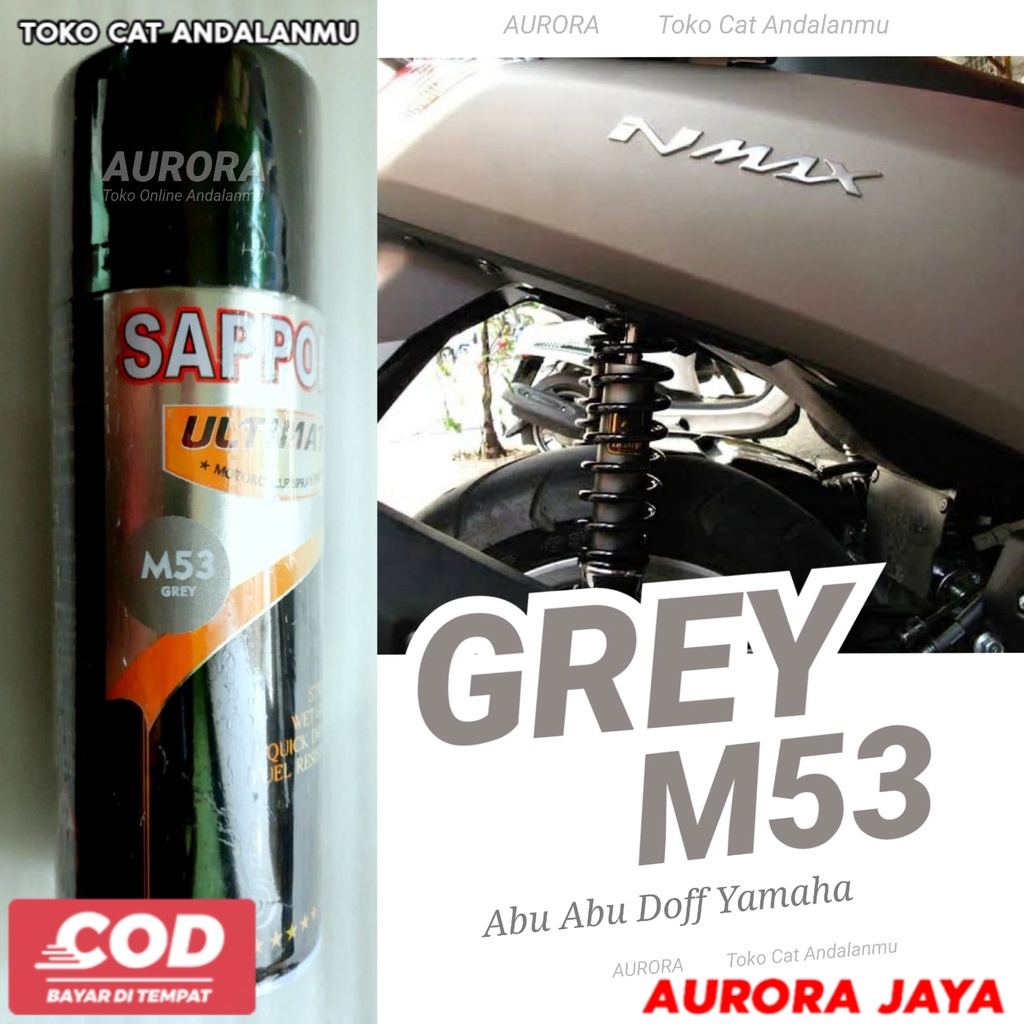 Jual Sapporo Ultimate Grey Nmax M54 Abu Abu Yamaha Nmax Aerox Lexi Cat ...