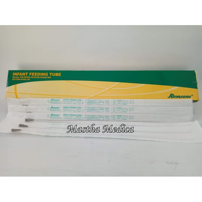 Jual Selang NGT Feeding Tube Romolene Selang Makan Bayi Romsons 5 FR ...
