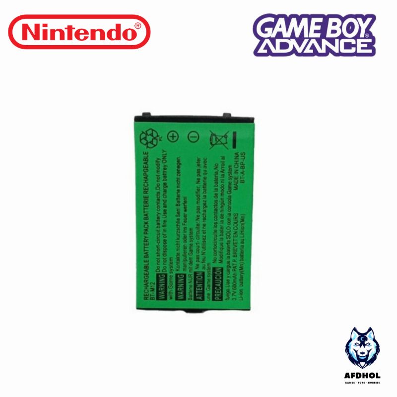 Jual BATERAI BATERE BATTERY NINTENDO GAMEBOY ADVANCE SP GBA SP NINTENDO ...