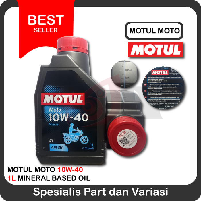 Jual Oli Motul Moto 4t 10w40 API SH Motor Oil 1L | Shopee Indonesia