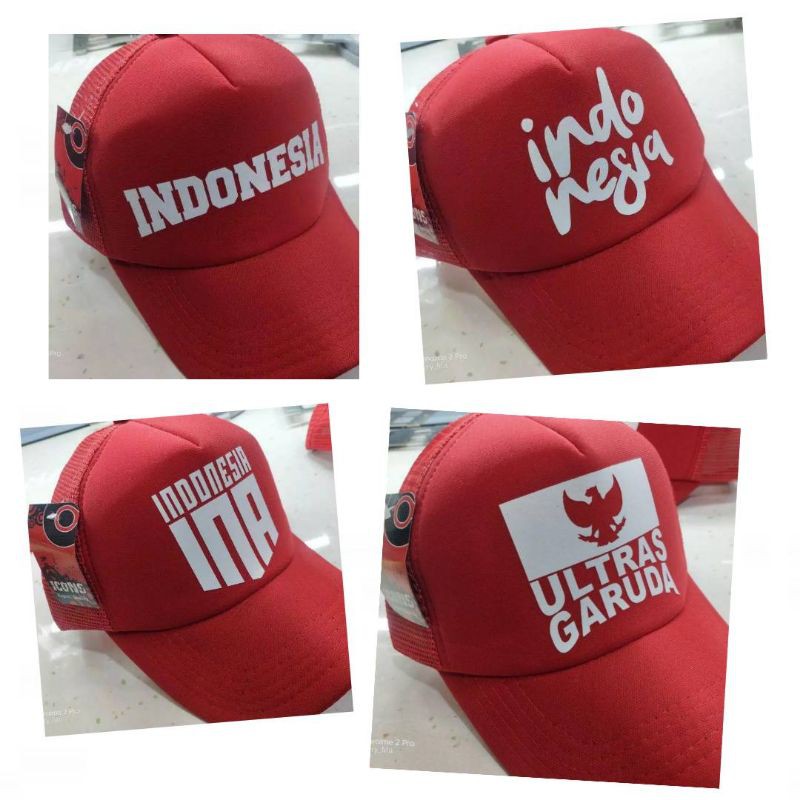 Jual topi Indonesia topi ultras garuda topi custom | Shopee Indonesia