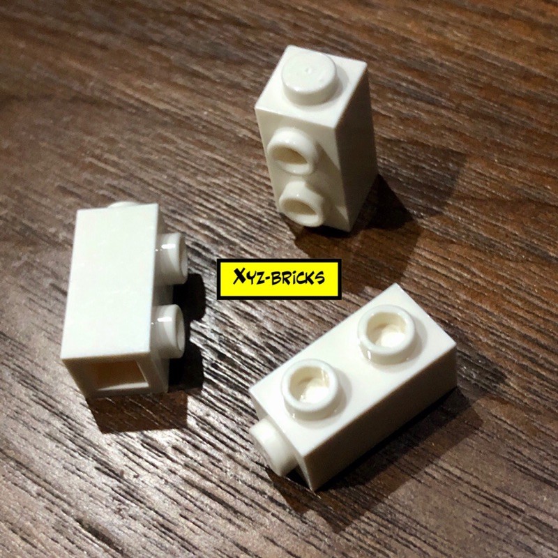 Jual LEGO PARTS 6218841 - Brick 1x1x1 2/3 with Vertical Knobs White ...