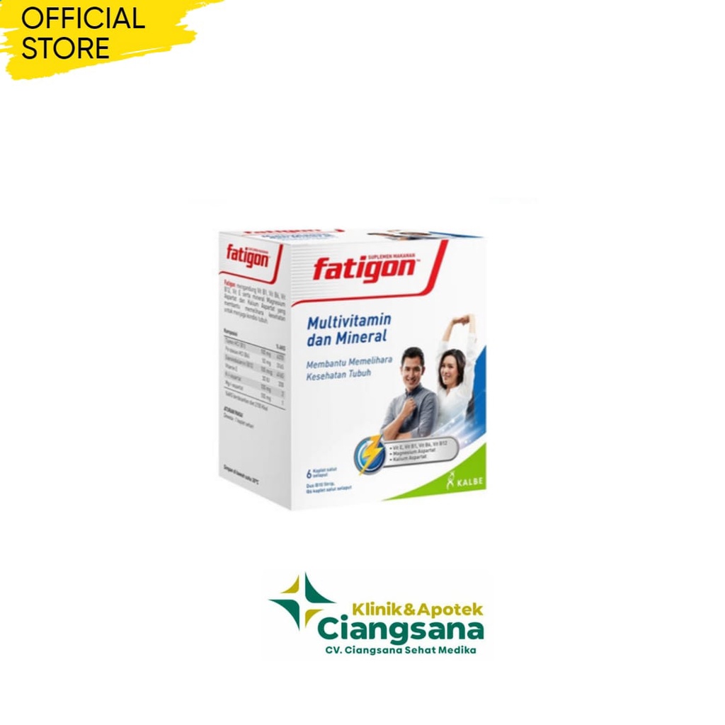 Jual FATIGON KAPLET MULTIVITAMIN | Shopee Indonesia