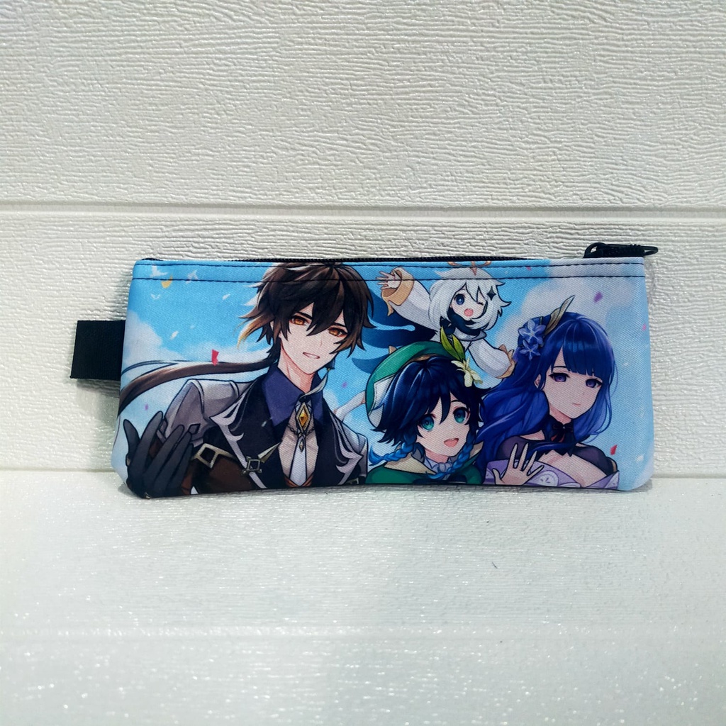 Jual pencil case / tempat pensil anime genshin impact / zonglie ...