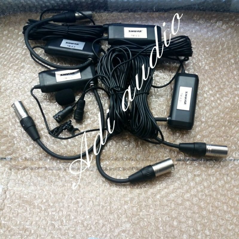 Jual Mic Clip ON Jepit SHURE JACK XLR MALE 3 pin for MIXER | Shopee ...