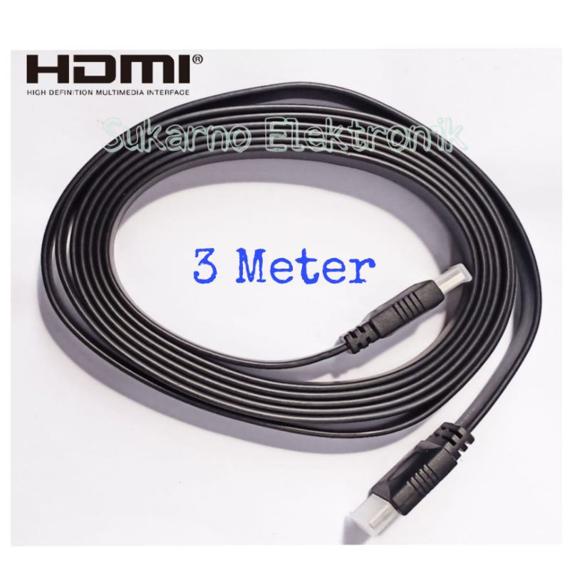 Jual Kabel HdMI HIGH SPEED CABLE Panjang 3 meter | Shopee Indonesia
