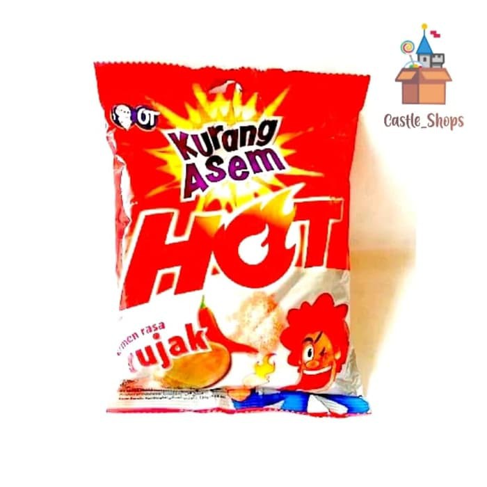 Jual PERMEN KURANG ASEM RASA HOT RUJAK SPICY CHILI HHR1731 | Shopee ...