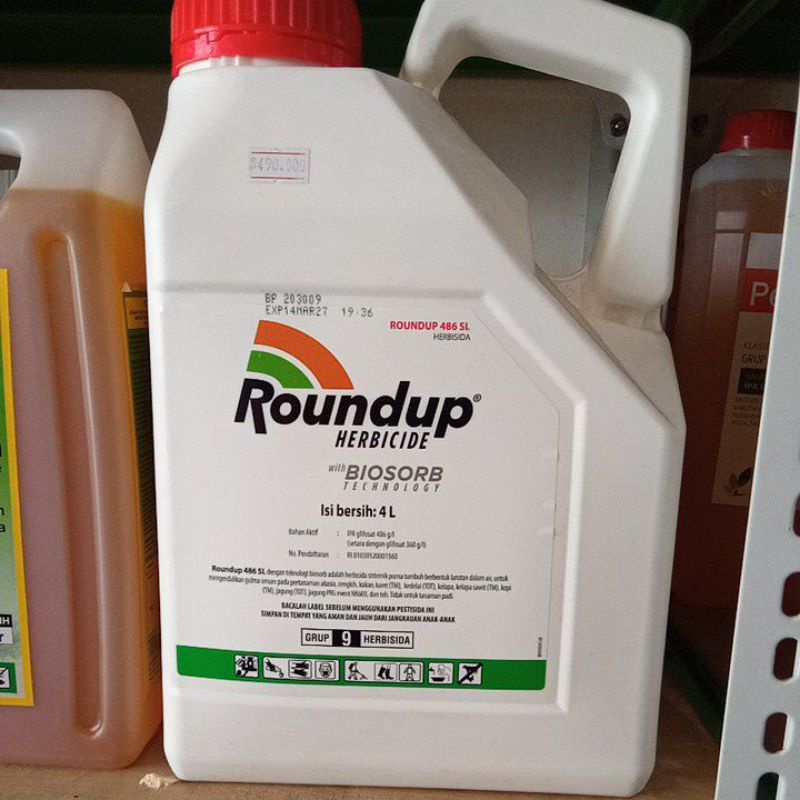 Jual ROUNDUP 486 SL KEMASAN 4 LITER | Shopee Indonesia