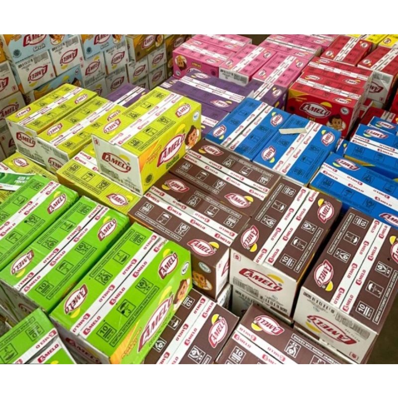 Jual ES CAMELO 1kg 1dus 200 saset mix semua rasa | Shopee Indonesia