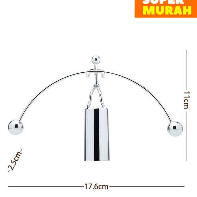 Jual Pajangan Meja Stickman Cradle Dynamic Balance Instrument Ball Pendulum | Shopee Indonesia