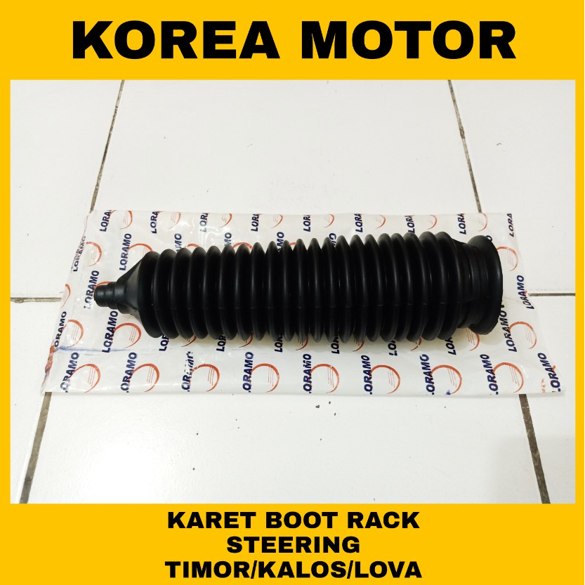 Jual Karet Boot Rack Power Steering Timor Kalos Lova Karet Long Tie Rod ...