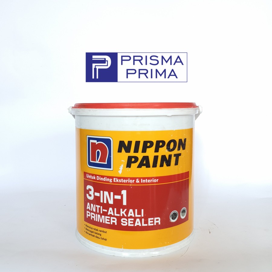 Jual Cat Dasar Alkali Primer Sealer Nippon 3 in 1 Tembok Interior ...