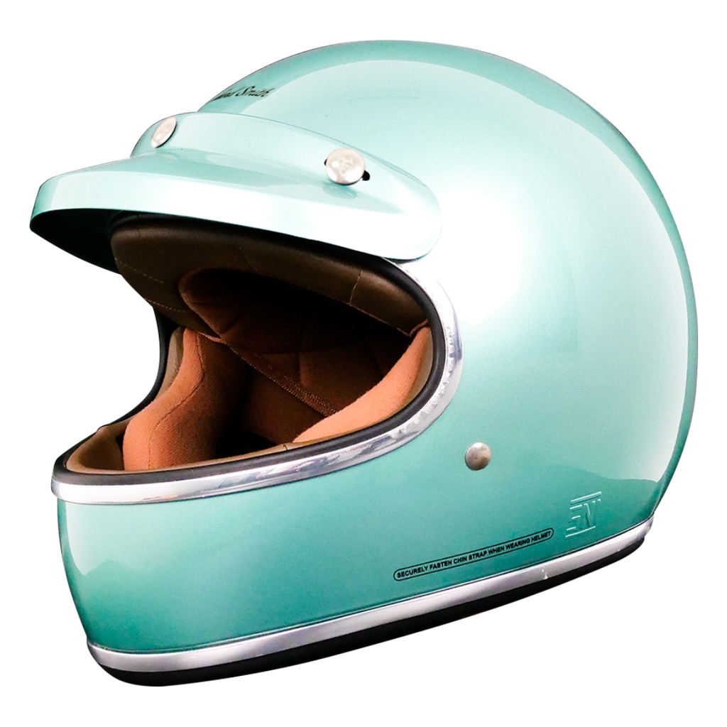 Jual Howard Smith Racer Retro Helm Full Face - Jz Green | Shopee Indonesia