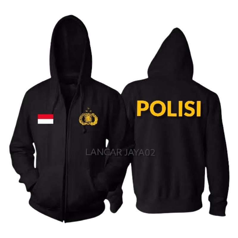 Jual Jaket resleting Zipper Polisi republik Indonesia Polri Kepolisian ...