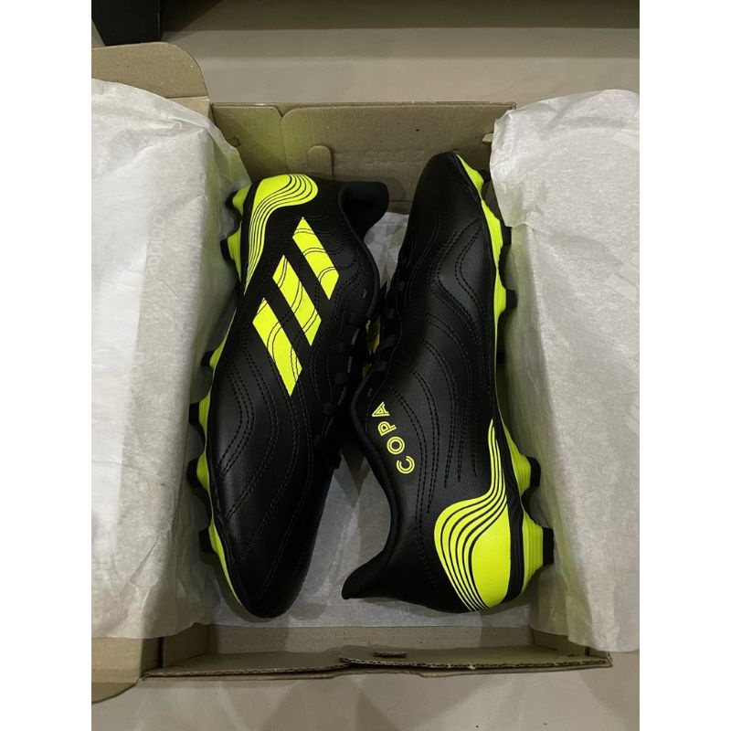 Jual ORIGINAL SEPATU SEPAK BOLA ADIDAS COPA SENSE.4 FxG BLACK YELLOW ...