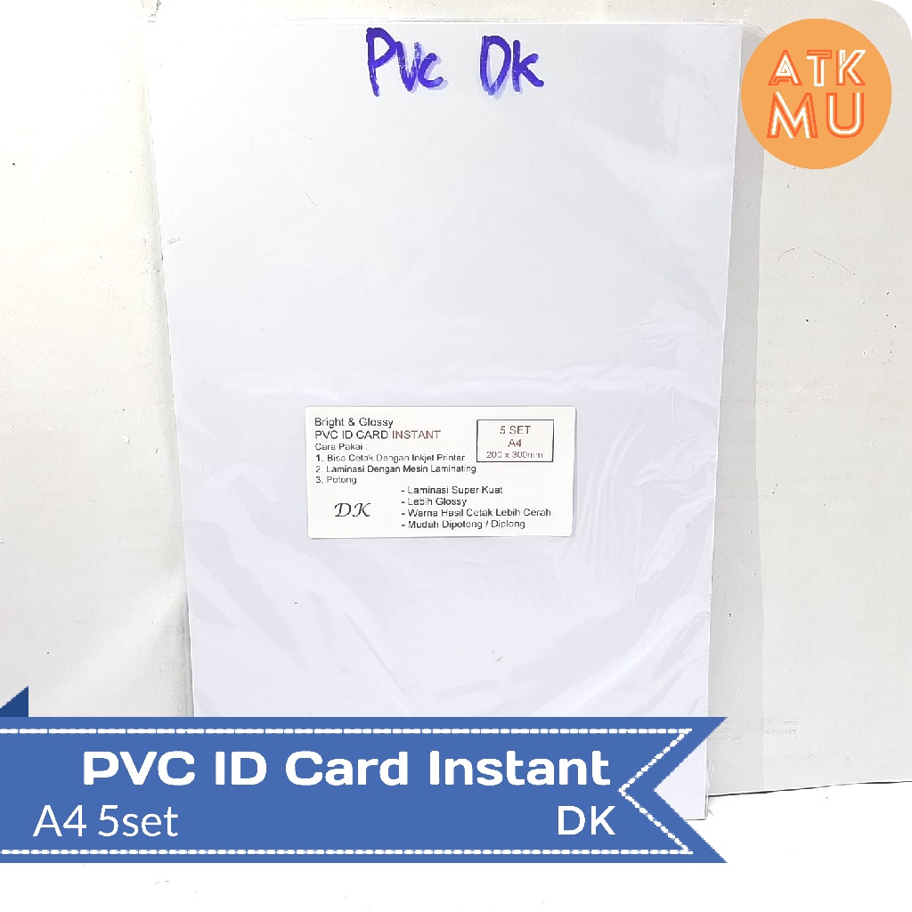 Jual Kertas PVC ID Card Instant A4 DK | Shopee Indonesia