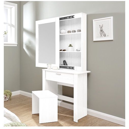 Jual Meja Rias/Meja Make Up Minimalis Lengkap Dengan Cermin Dan Kursi ...