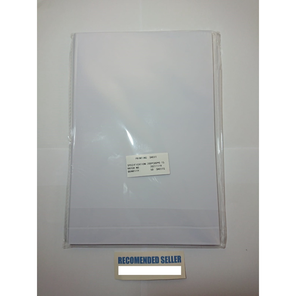 Jual Bahan Kertas PVC ID Card Instan OVERLAY, 50 lembar | Shopee Indonesia