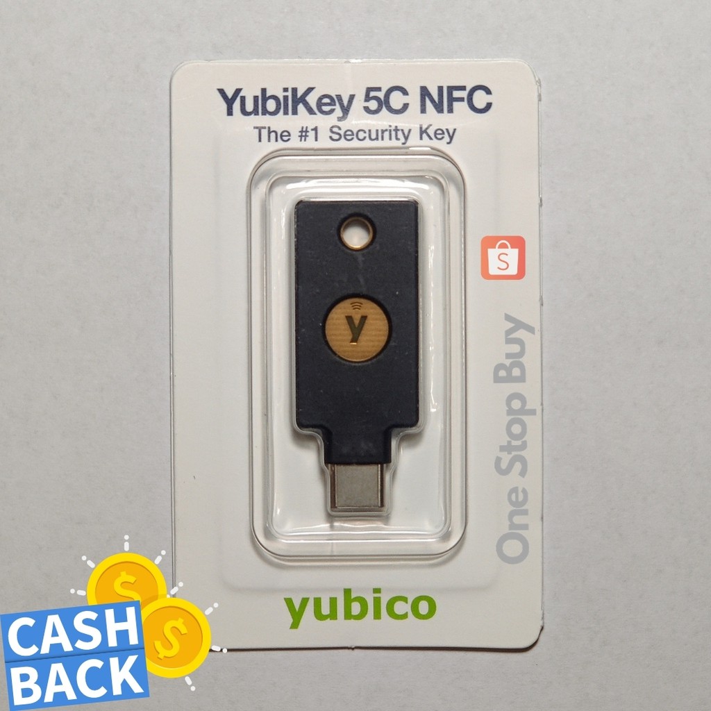 Jual Yubikey 5C NFC -READY STOCK- Two Factor Auth Security Key USB C & NFC | Shopee Indonesia