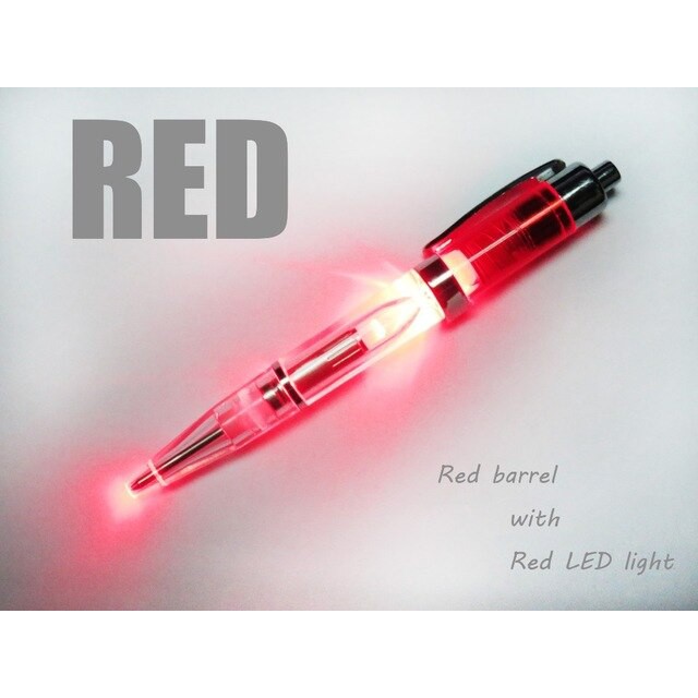 Jual pulpen Lampu LED balpoin alat tulis dalam gelap ballpoint | Shopee ...