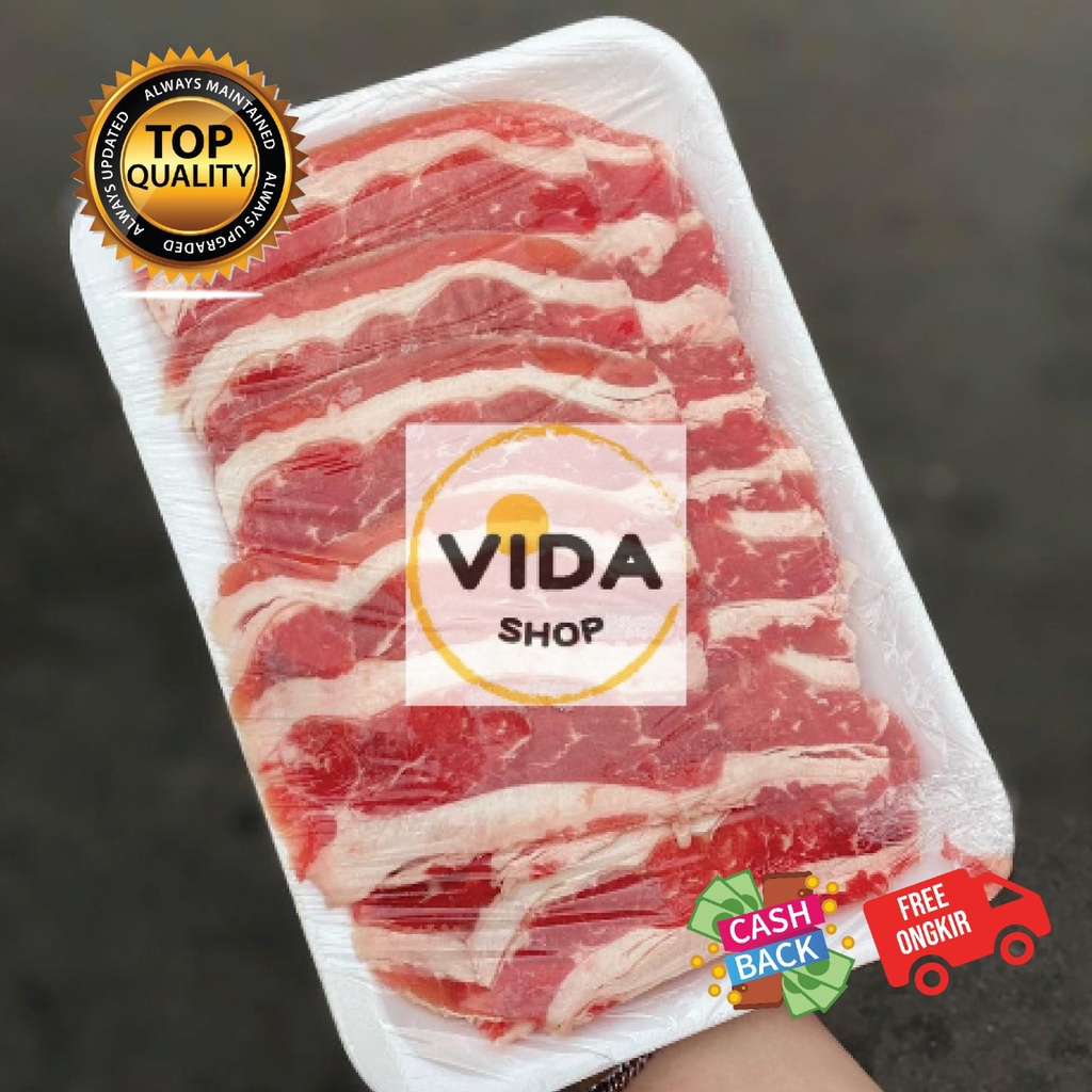 Jual US Shortplate Daging Sapi Slice 250gr seperti KINTAN,SHABURI ...