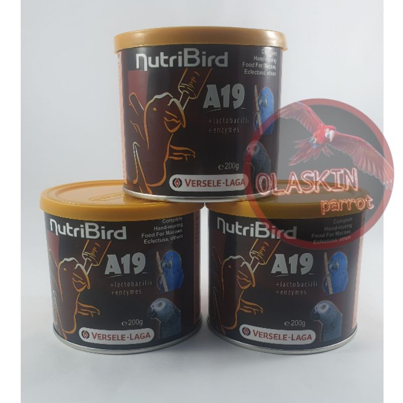 Jual Nutribird A19 200gr bubur pakan burung kemasan ekonomis | Shopee ...