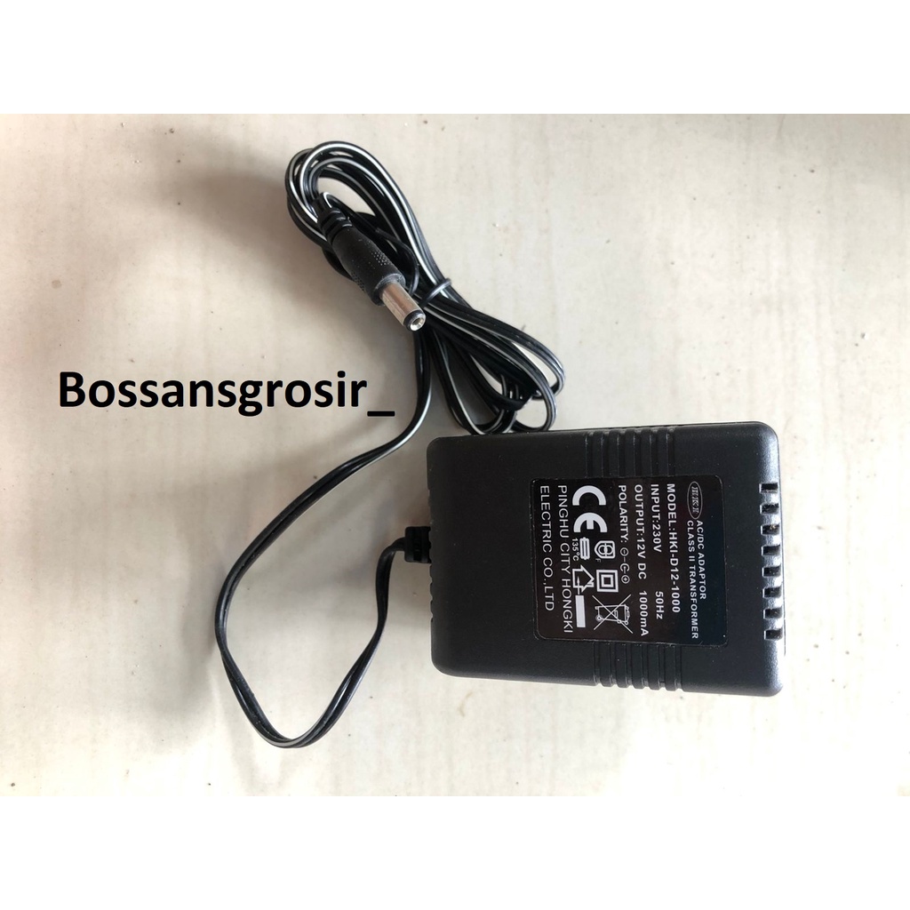 Jual Adaptor 12V 1A / Adaptor Mobil Aki PMB Pliko Unikid 12V 500mA ...